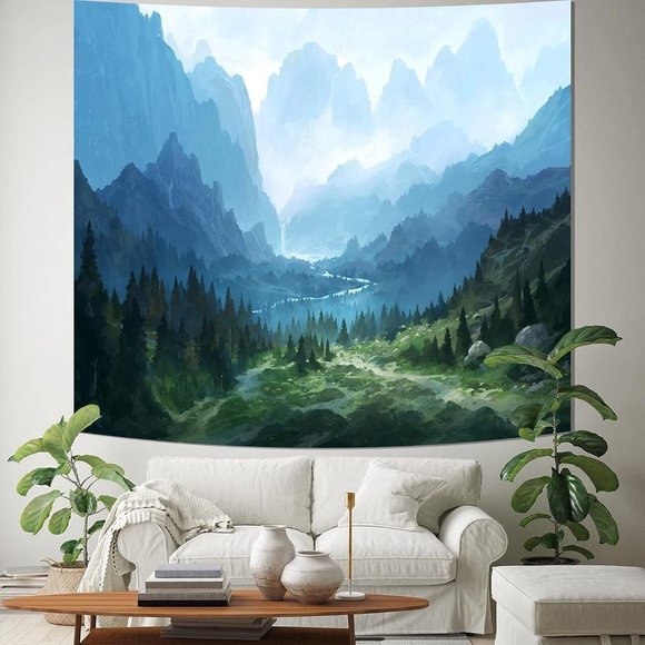 Urban Outfitters | Accents | Realistic Forest Wilderness Landscape ...
